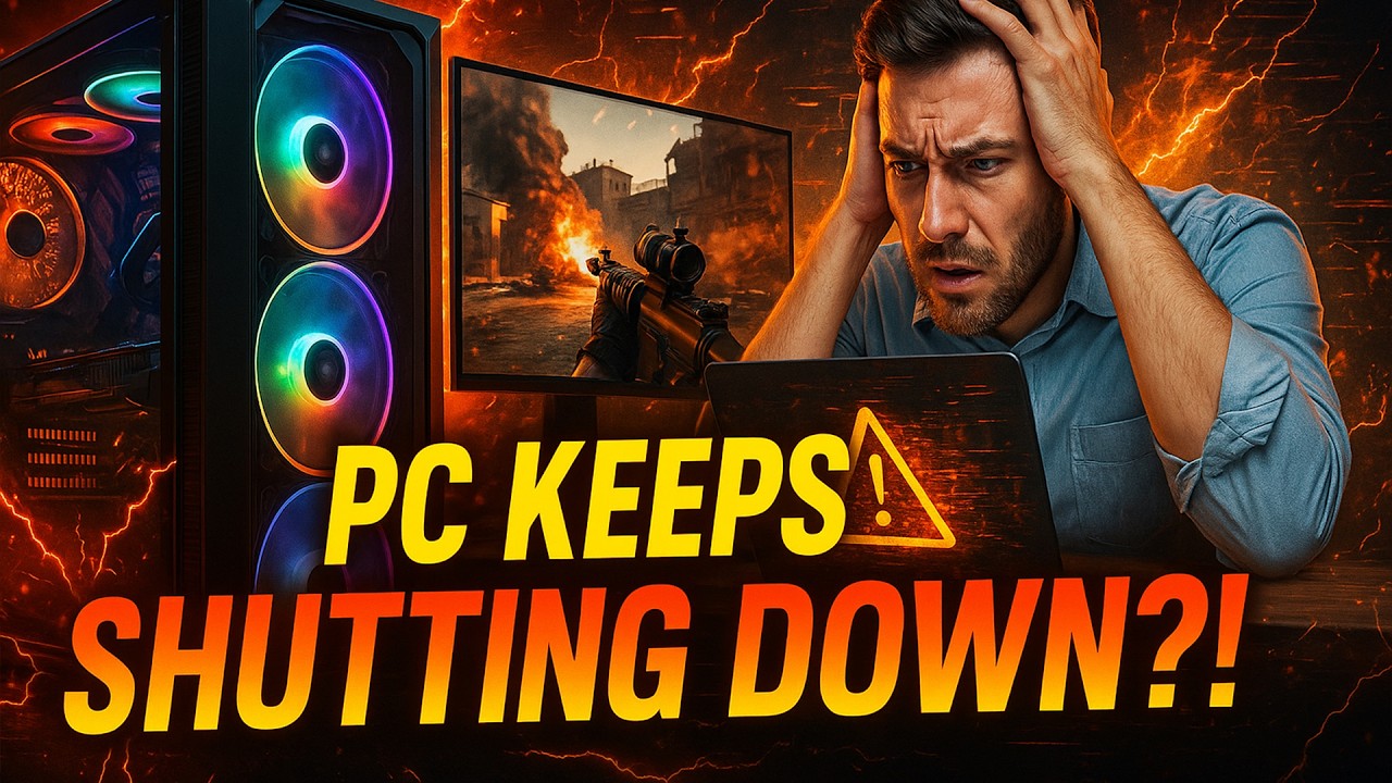 How To Fix Pc Shutting Down While Gaming Or Working Youtube