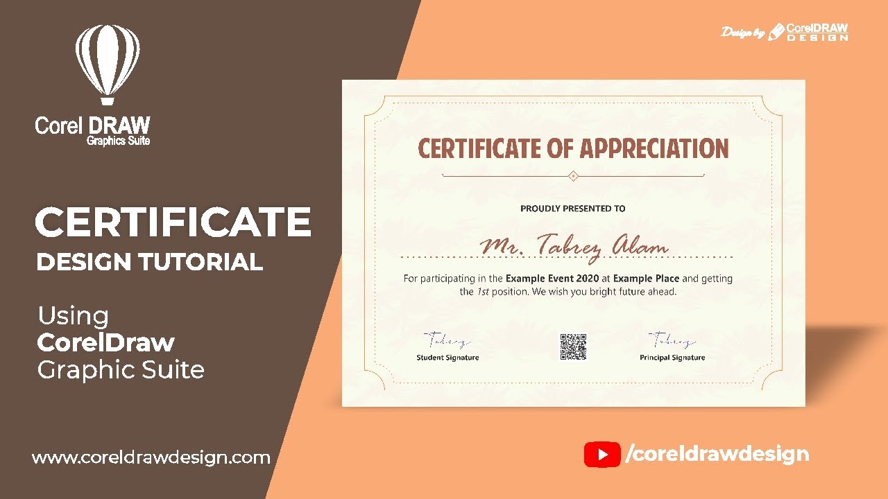 Creating Certificate Tutorials Digital Graphics Tutorial Coreldraw For