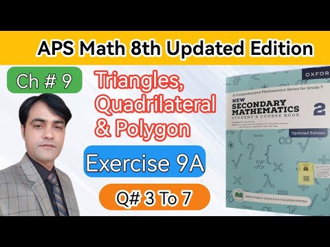 Exercise 9a Question 3 To 7 Ii Aps Maths 7th Ii New Secondary Math Book