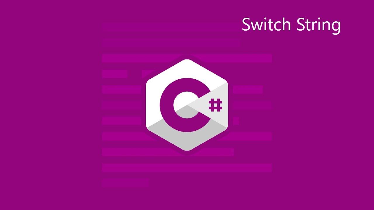 C Switch String Youtube