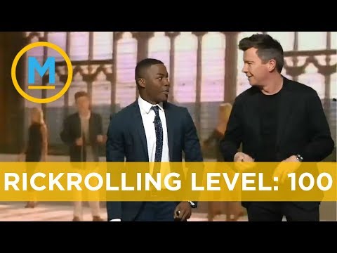 Rick Astley Himself Rick Rolls Reporter On Live Tv Your Morning