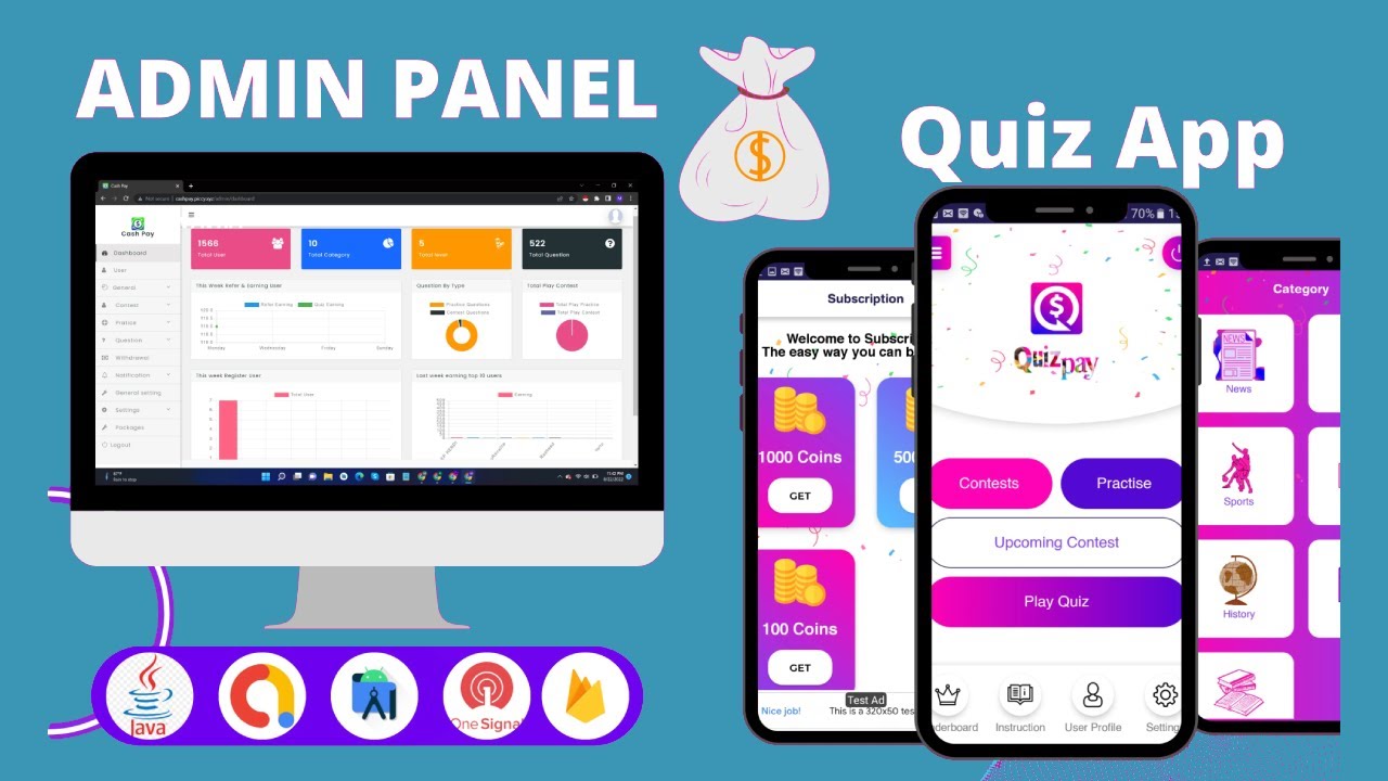 Android Quiz Game With Php Admin Panel Free Source Code Youtube