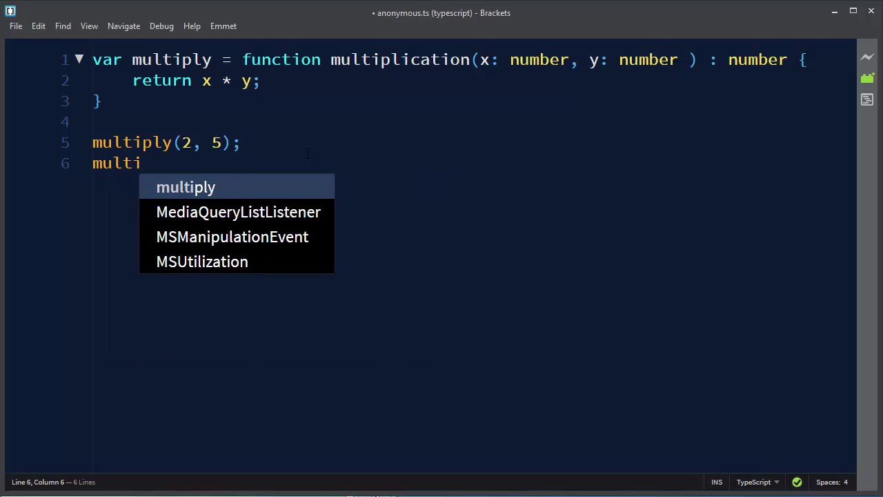 Anonymous Function In Typescript And Javascript Typescript Tutorial