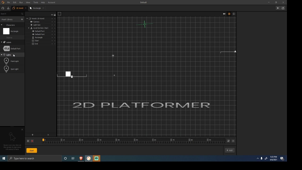How To Make An 2d Platformer Buildbox Tutorials Youtube