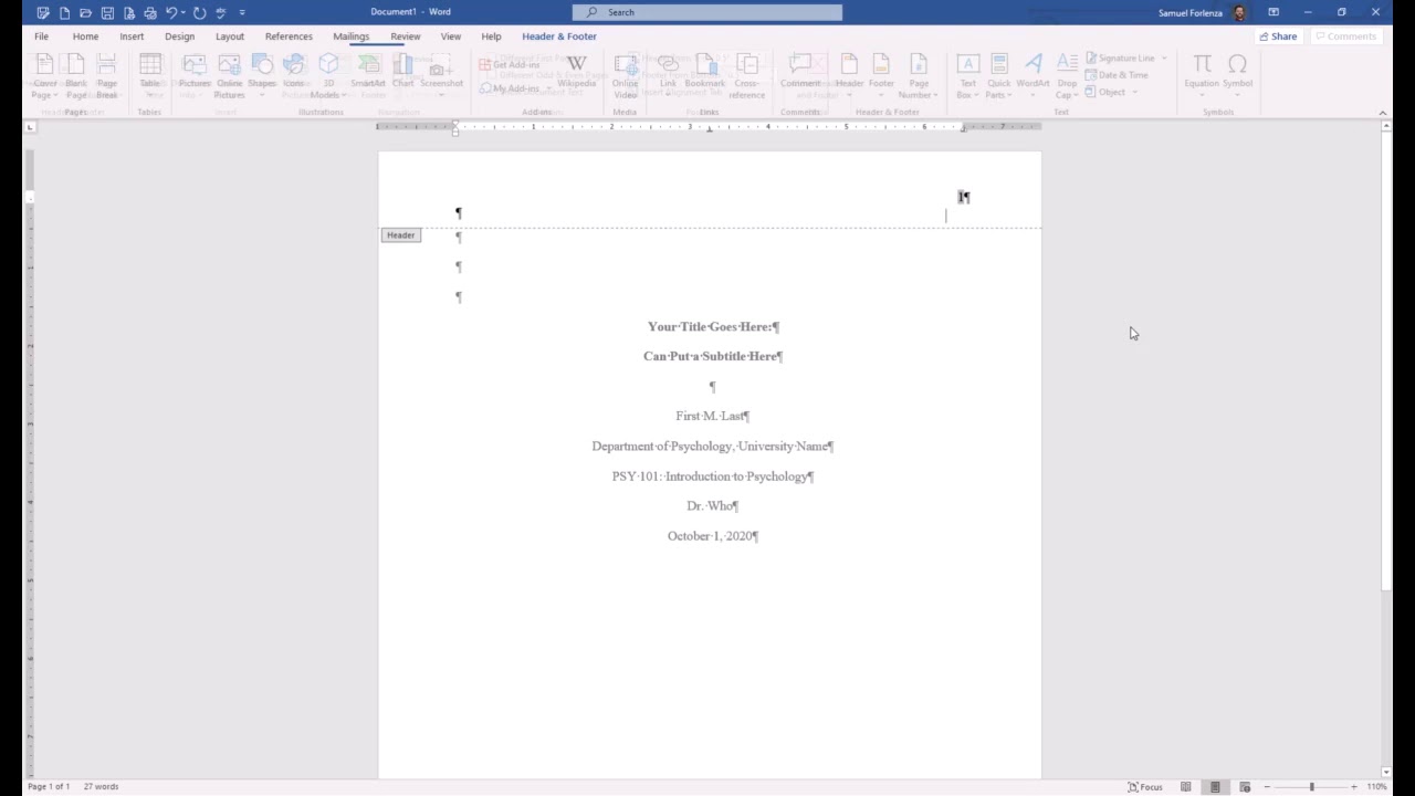 Apa 7 Student Sample Paper Pdf Exampless Papers