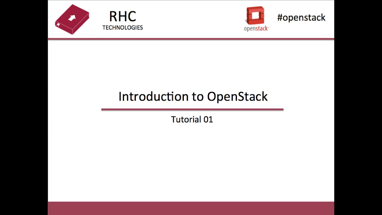 Intro To Openstack Tutorial 01 Youtube
