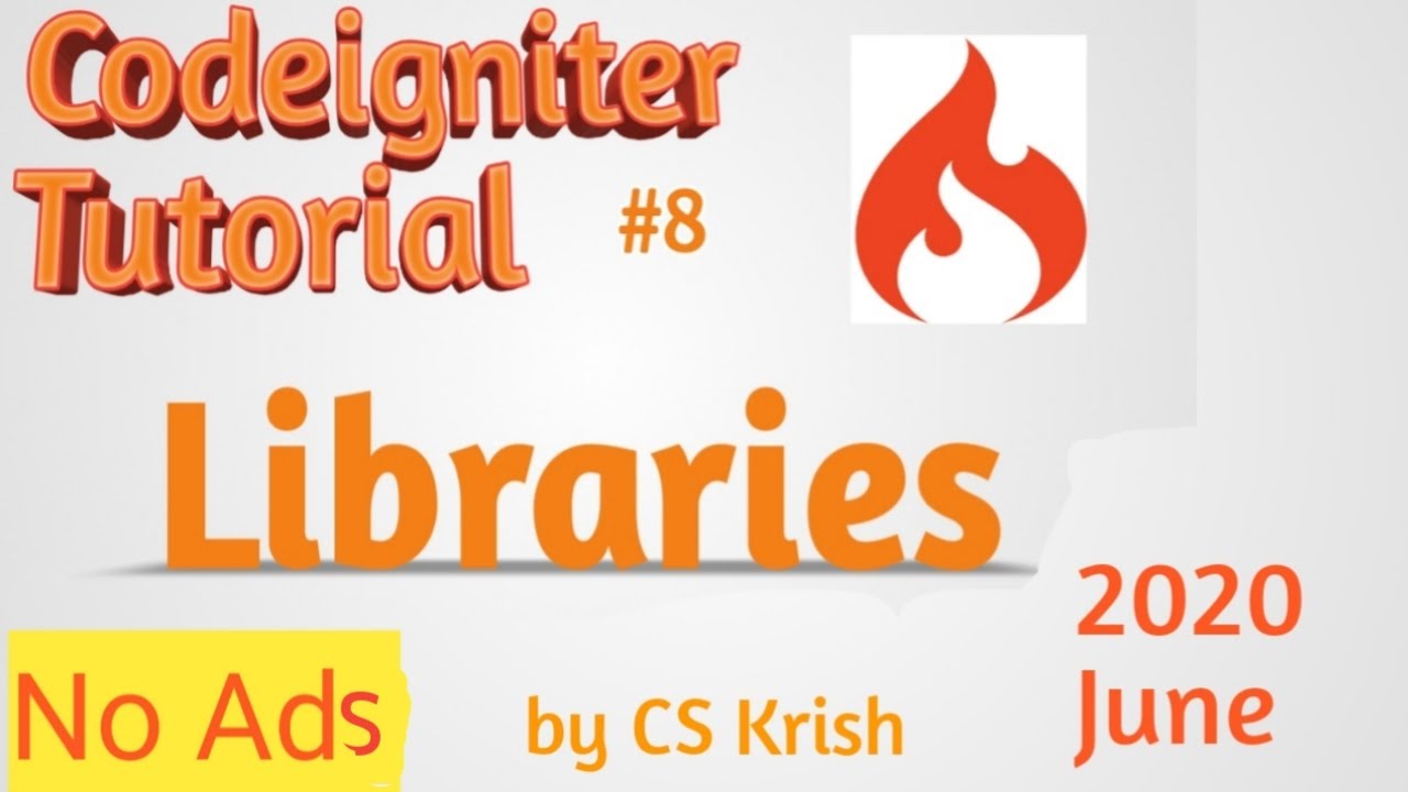 Codeigniter Libraries Tutorial In Hindi Youtube