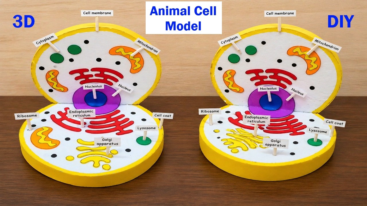 How To Make An Amazing 3d Model Of An Animal Cell