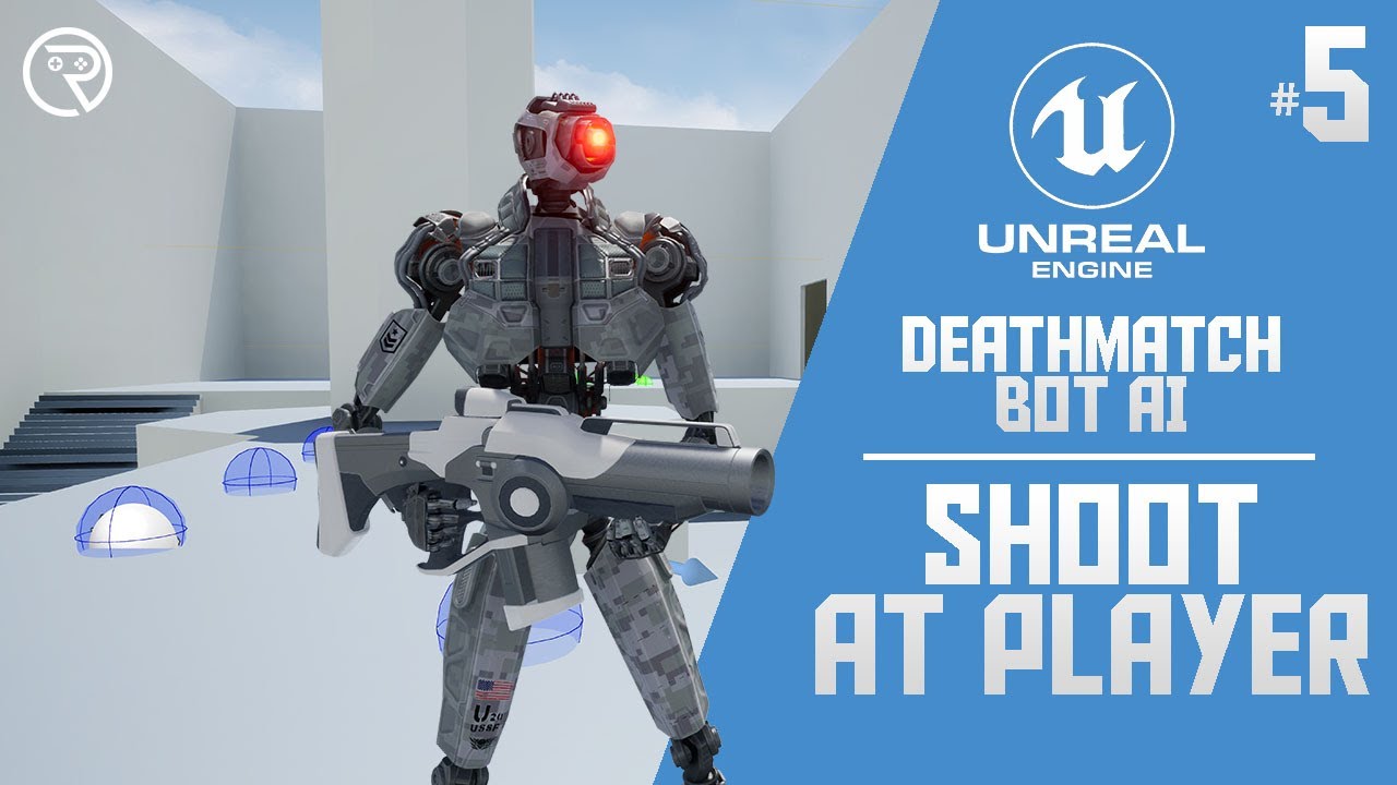 Unreal Engine 4 Tutorial Deathmatch Bot Ai Part 5 Shoot At Player