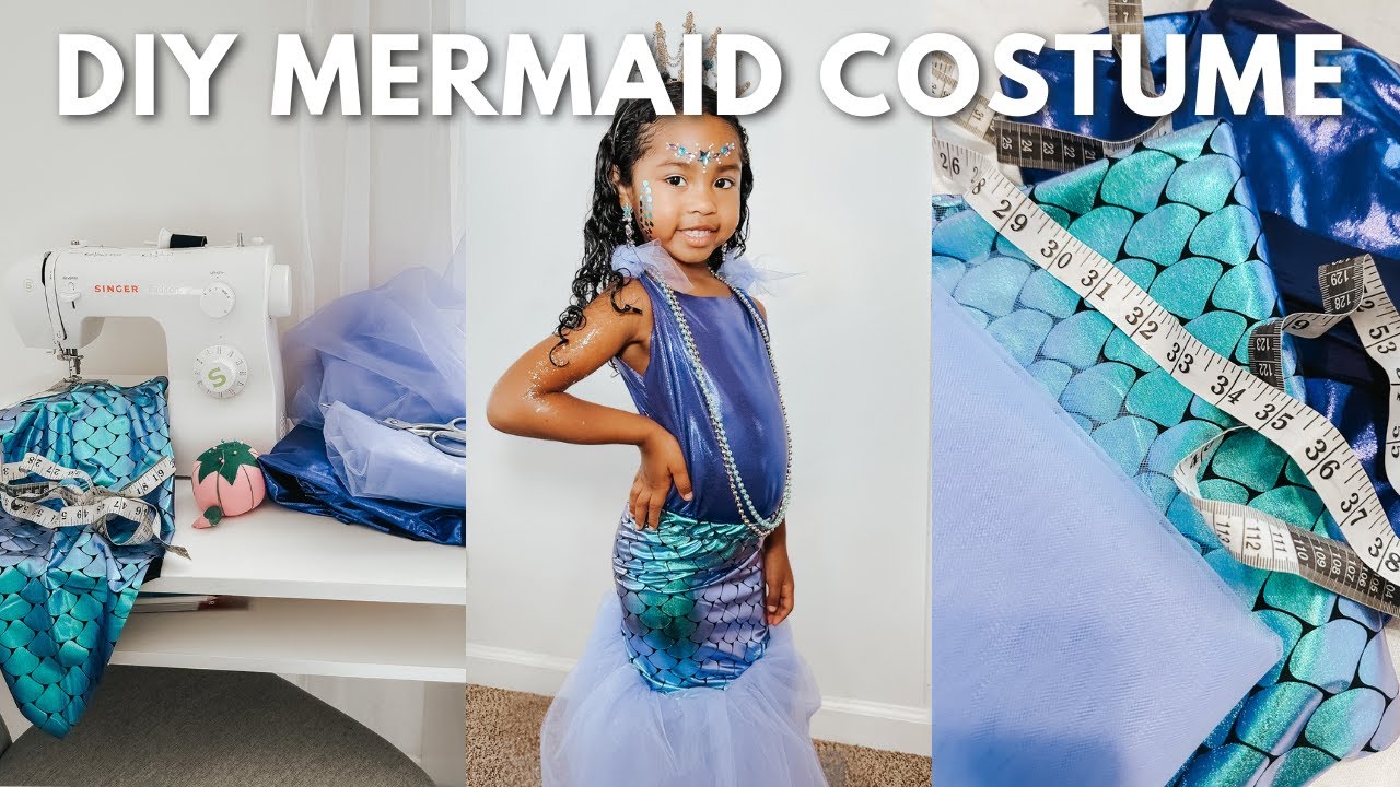 Diy Mermaid Costume Youtube
