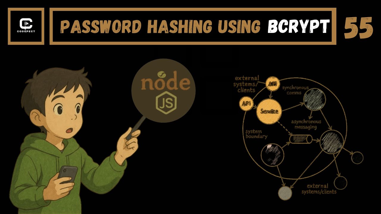 L 55 How To Use Bcrypt Js For Password Hashing Lecture 55 Exploring