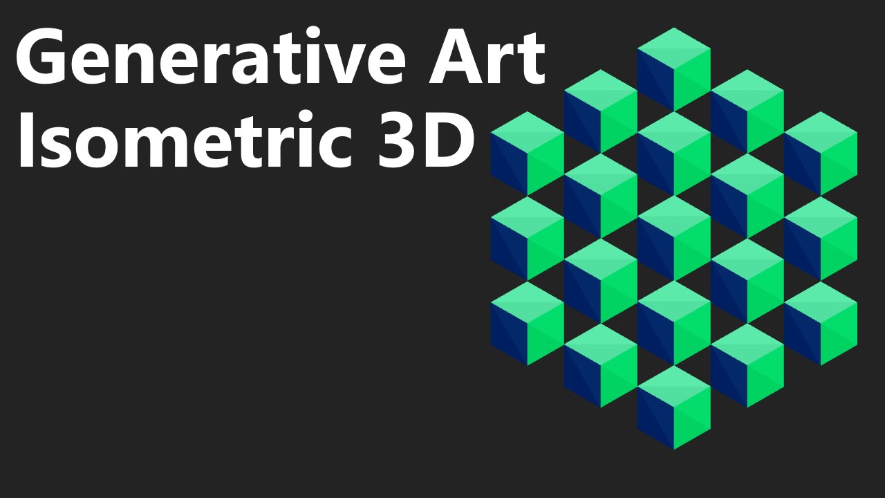 Processing Generative Art 3d Isometric Experiments Youtube