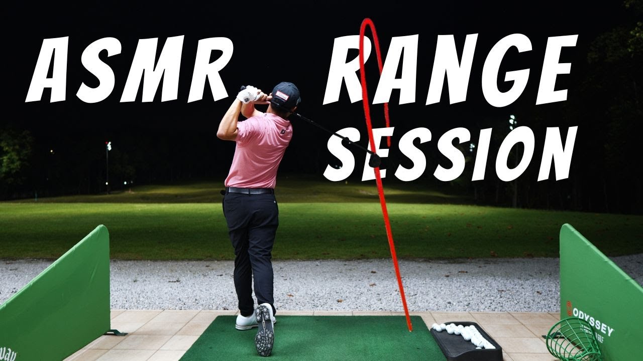 Asmr Golf Driving Range Session 4k Youtube