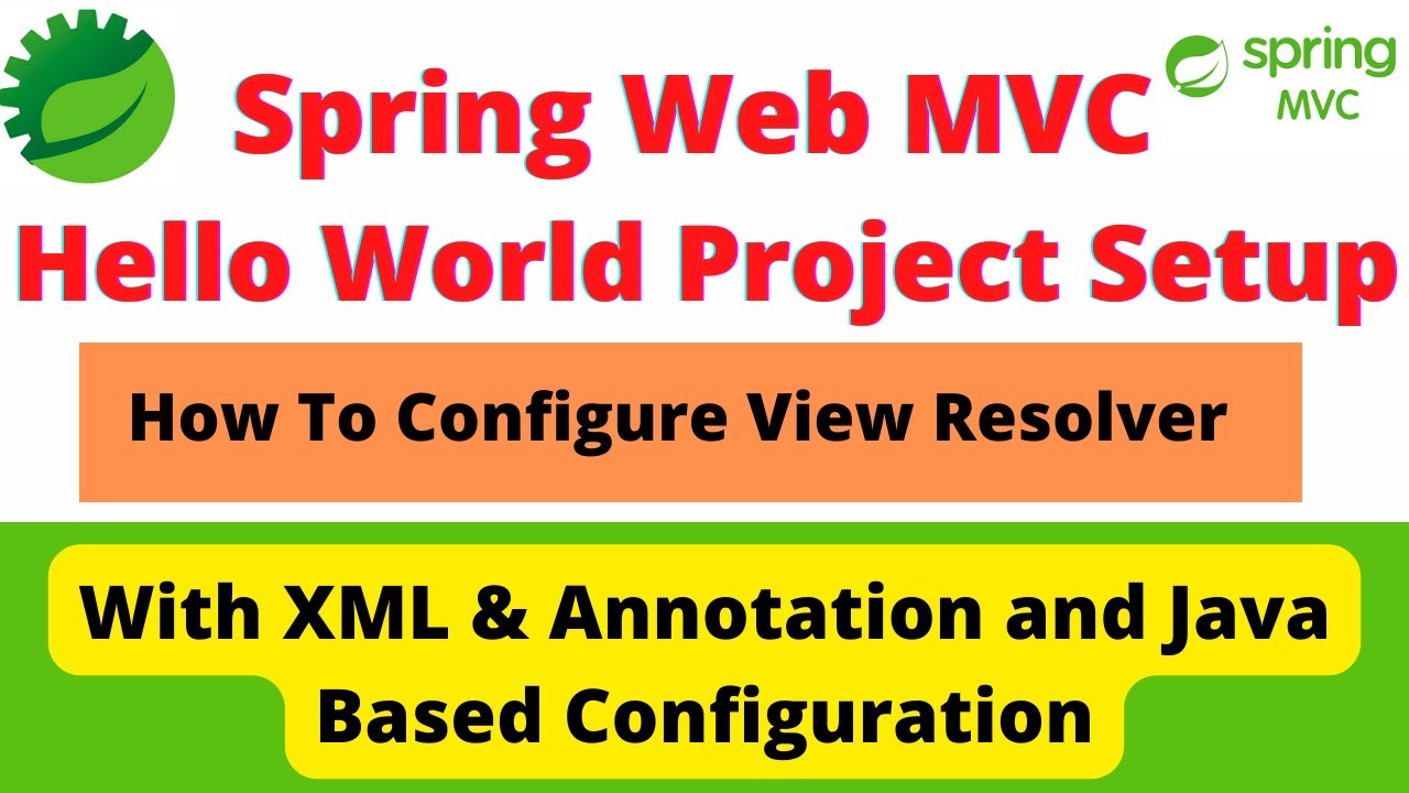How To Setup Spring Mvc Maven Application In Sts With Xml Annotation