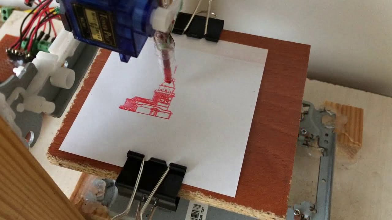 Mini Cnc Plotter Youtube