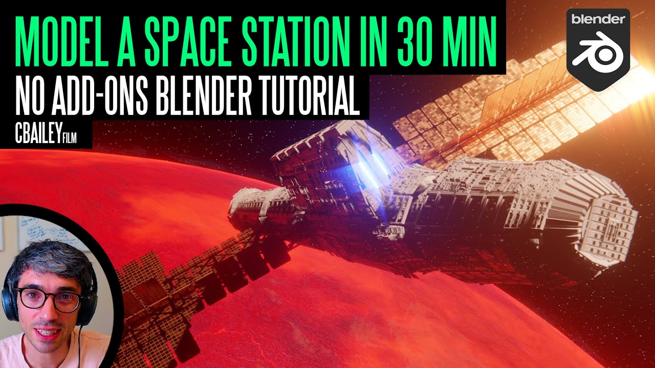 Make A Space Station With Blender In 30 Minutes No Add Ons Required
