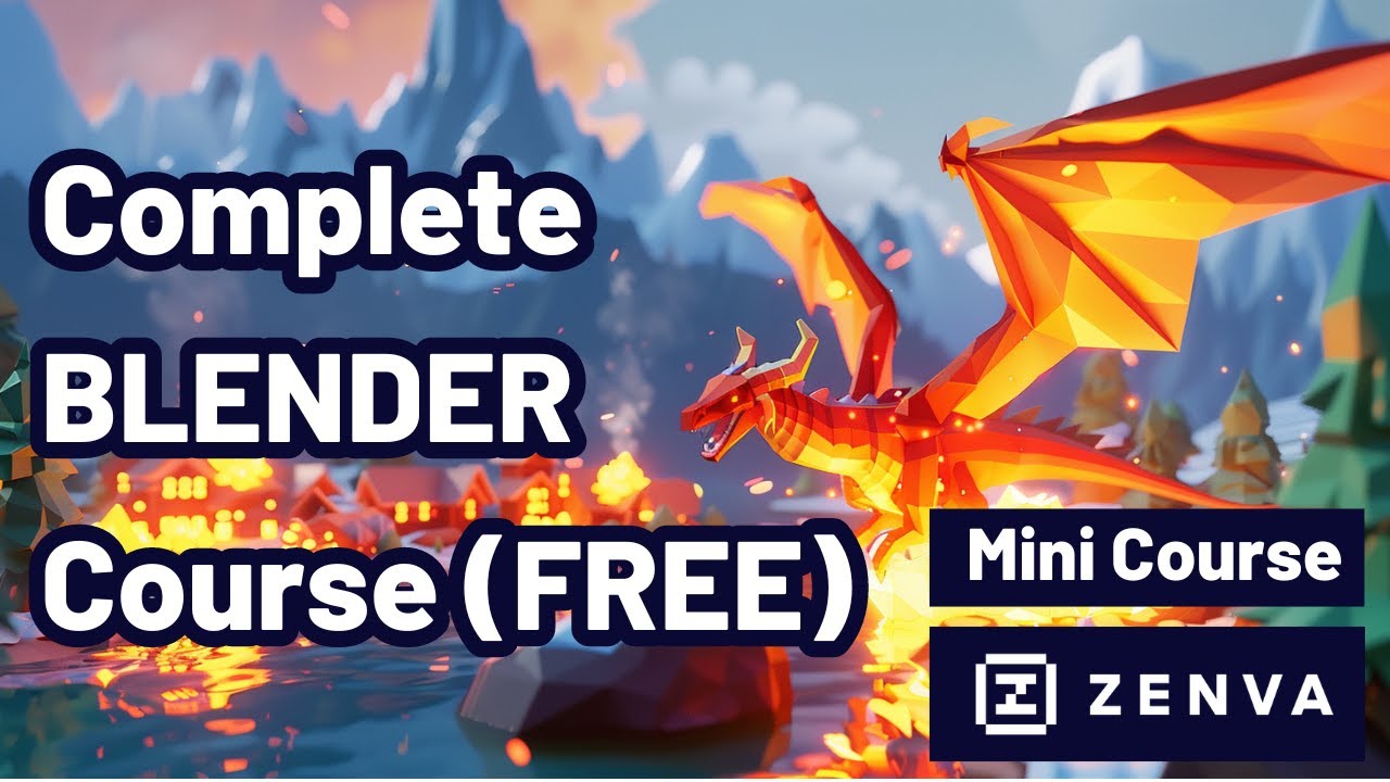 Complete Blender Course Learn 3d Modeling Basics Youtube