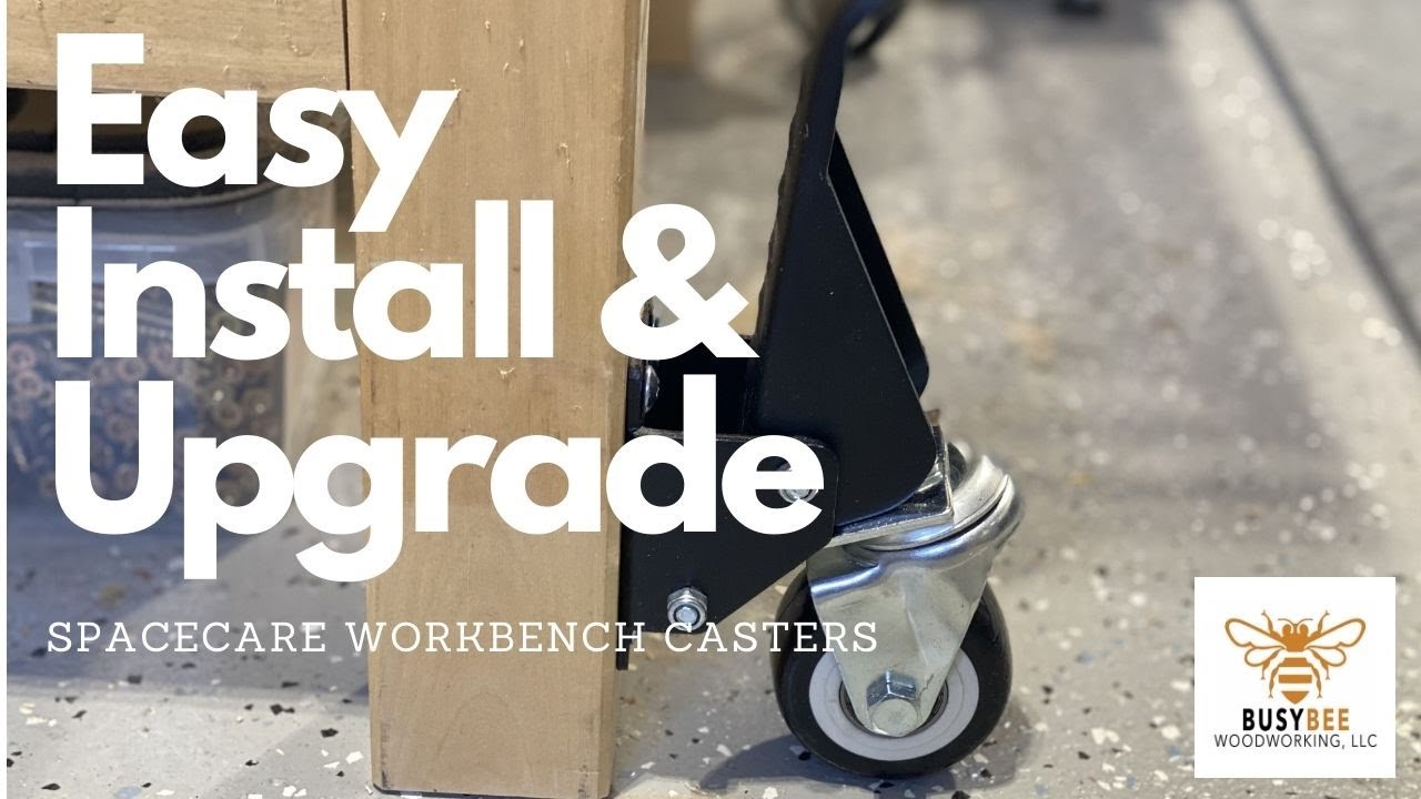 Making Your Workbench Mobile Installing Spacecare Workbench Casters
