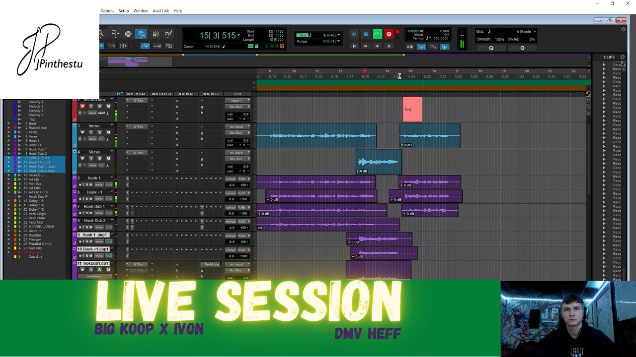 Live Session Recording In Pro Tools Live Session Ep 1 Youtube