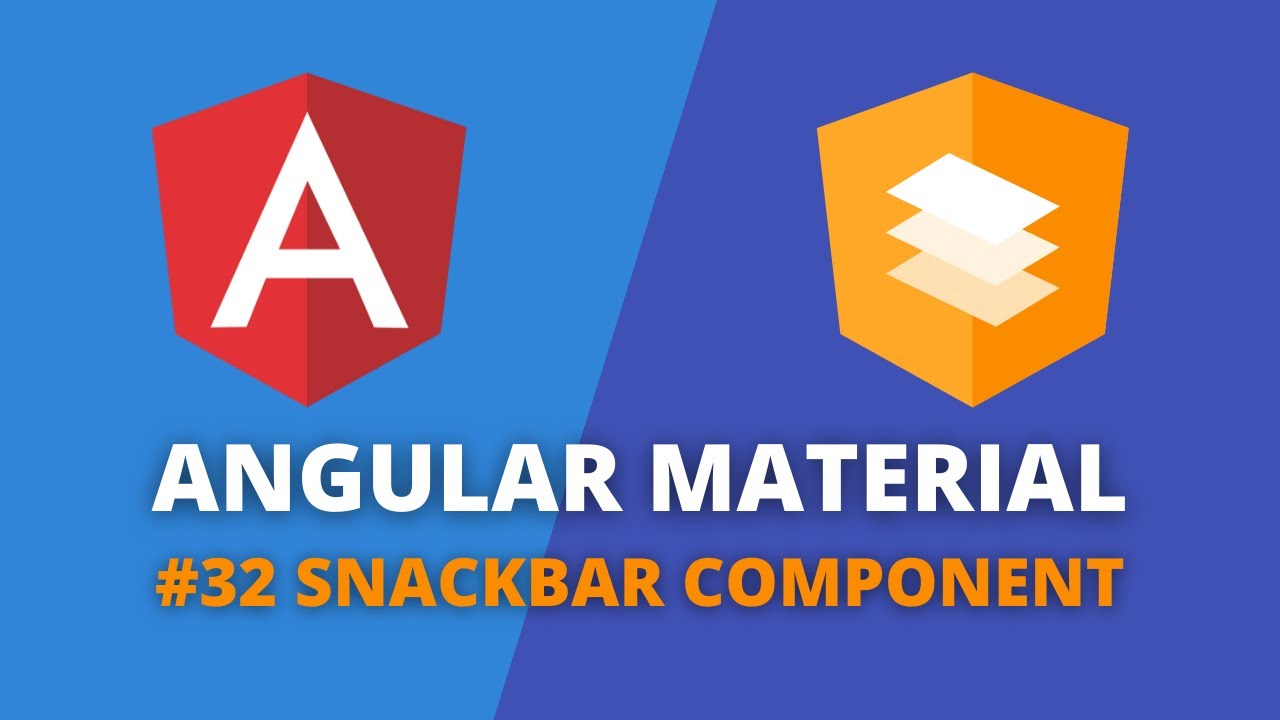 Angular Material 32 Snackbar Component Youtube