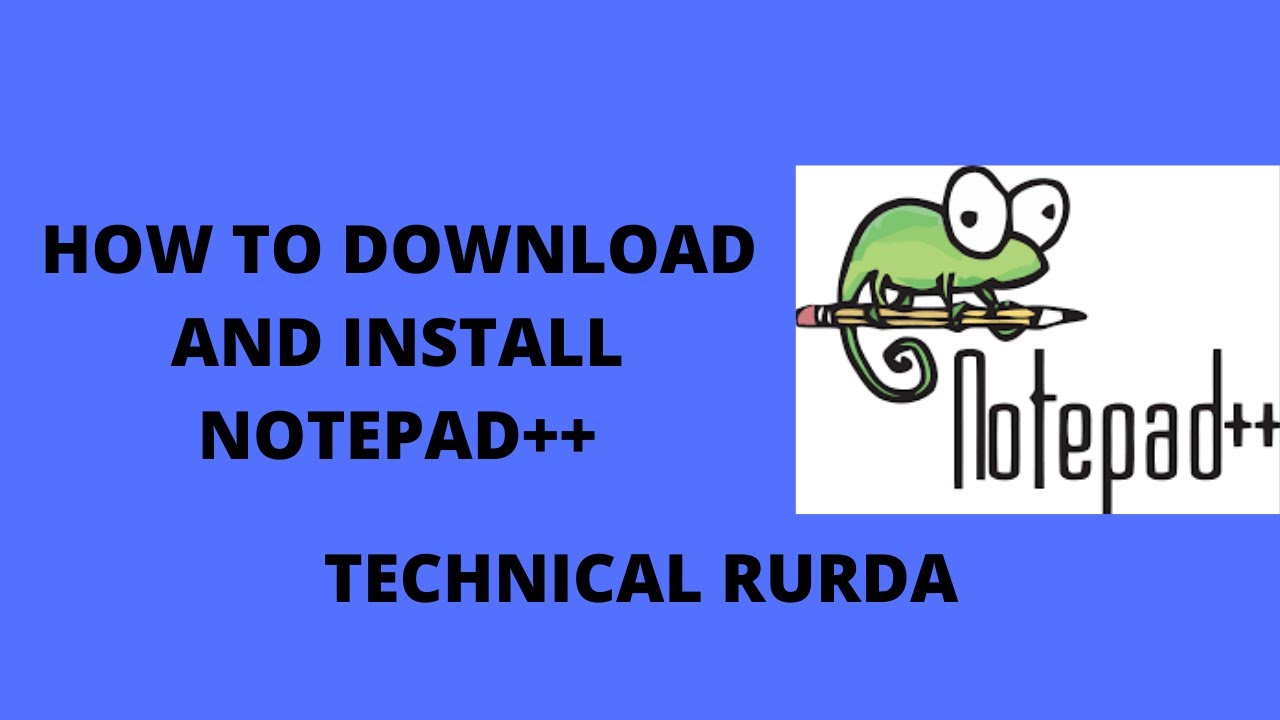 How To Install Notepad Youtube