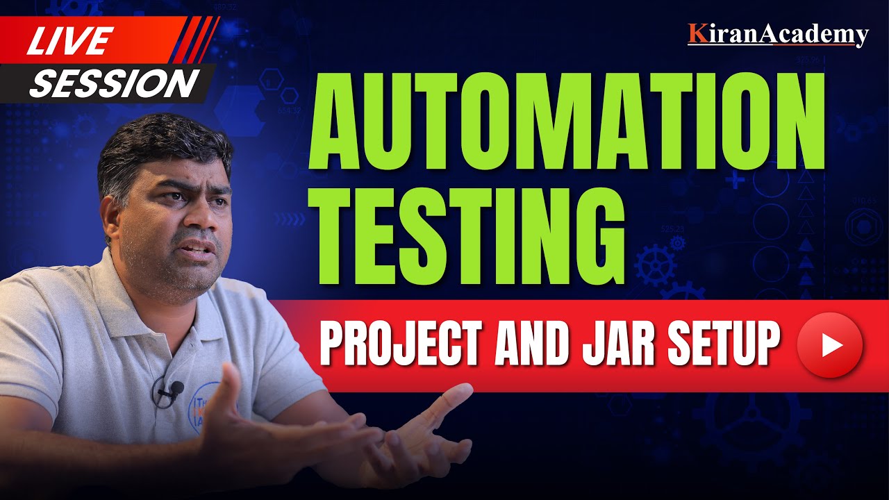 Automation Testing Project And Jar Setup Youtube