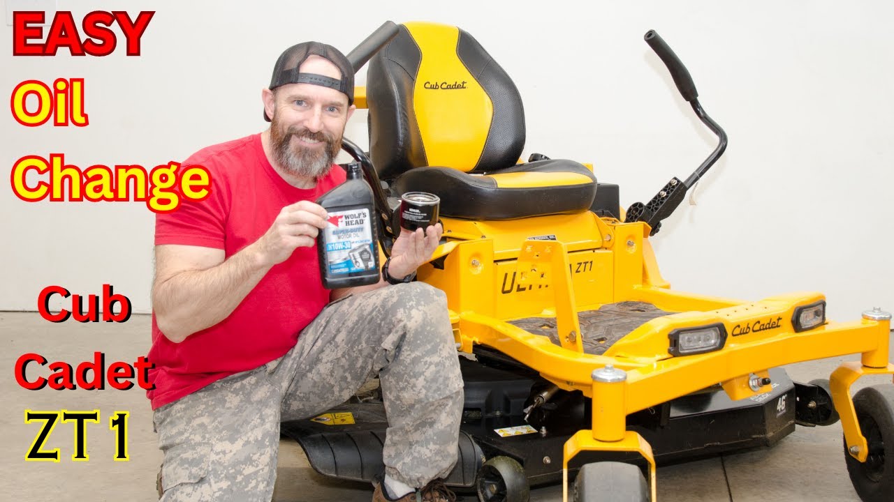 How To Change Oil On Cub Cadet Zero Turn Mower At Andre Thompson Blog