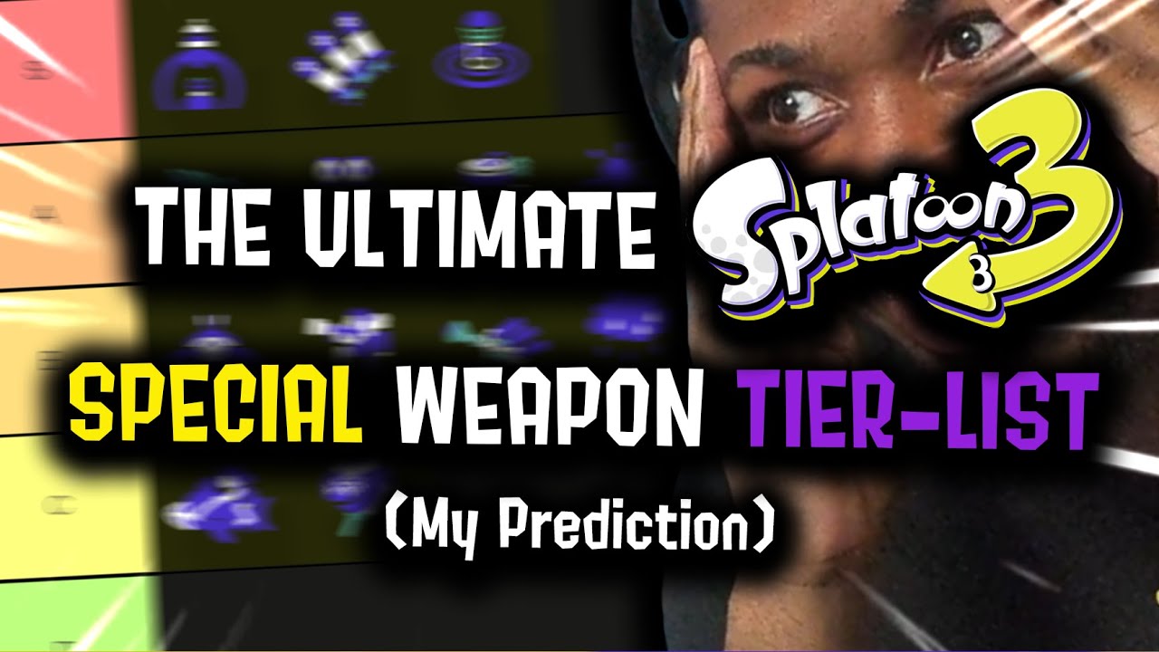 Splatoon Weapon Tier List