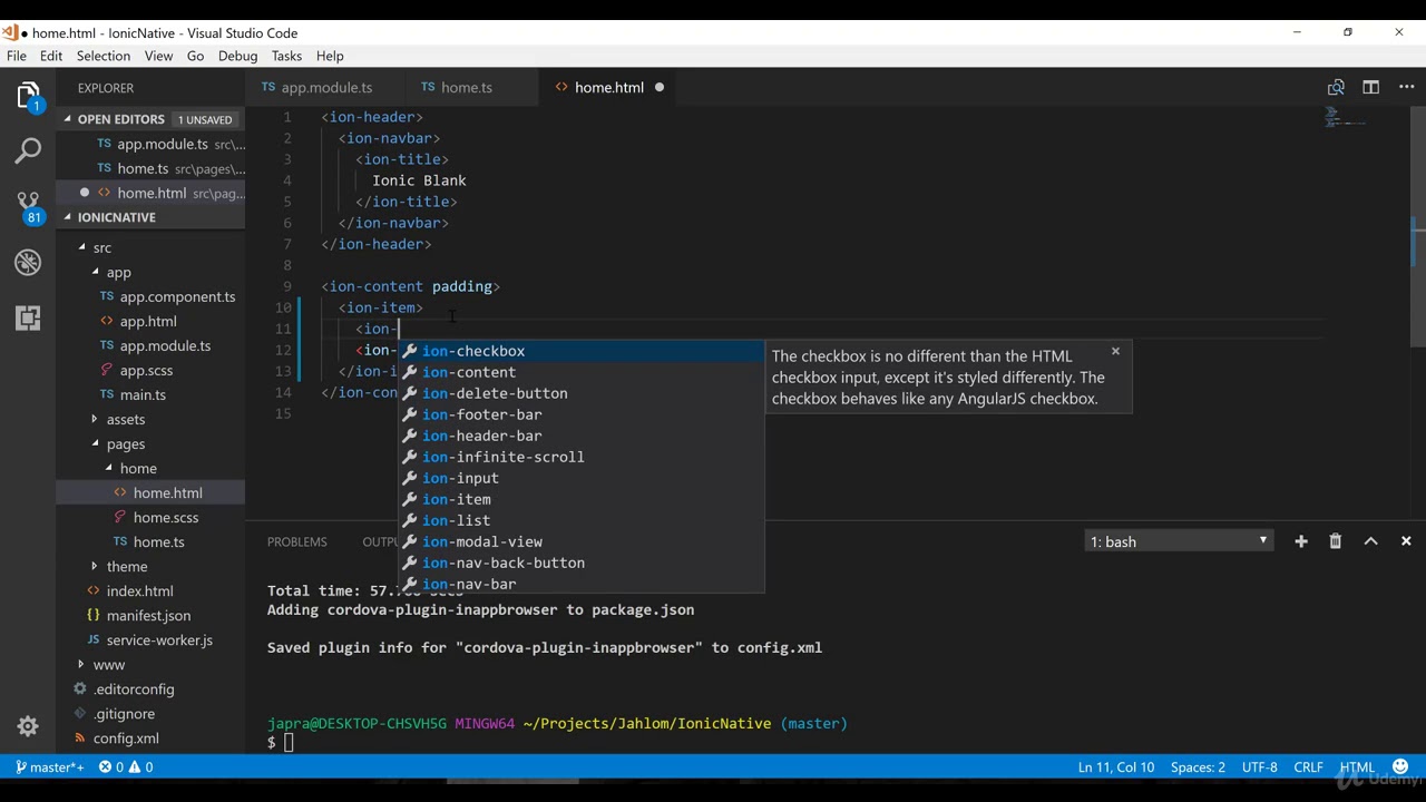 Using Inappbrowser To Open Urls Add Native Features To Ionic Apps
