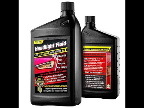 How To Refill Your Headlight Fluid Youtube