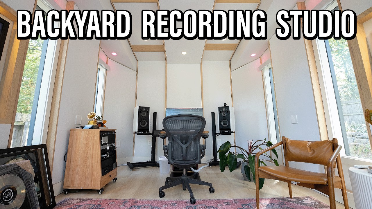Building A Backyard Studio Jacob Biz Morris Recording Studio Tour