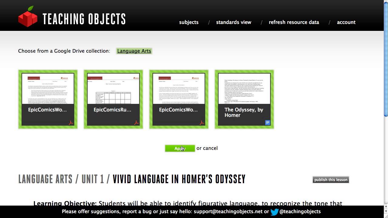Teaching Objects Youtube