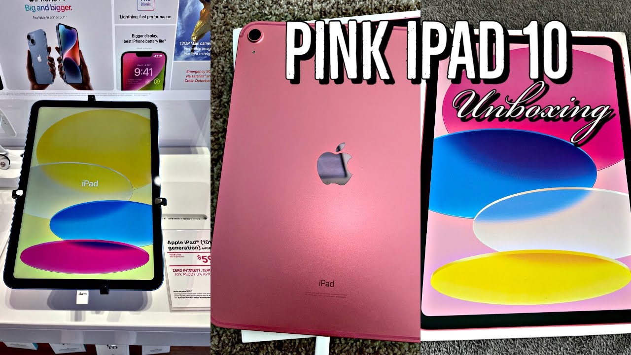 Pink Ipad 10th Generation Silent Asmr Unboxing Youtube