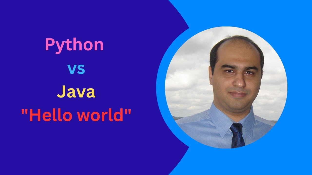 Java Vs Python Lets Compare The Hello World In Both Youtube