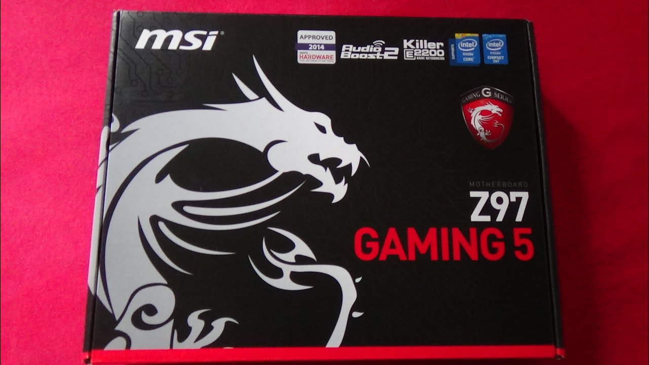 Unboxing Msi Z97 Gaming 5 Youtube