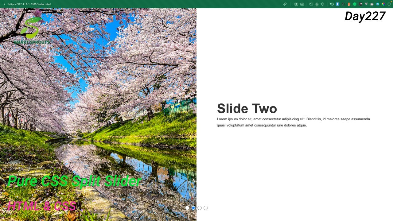 Pure Css Split Slider Youtube