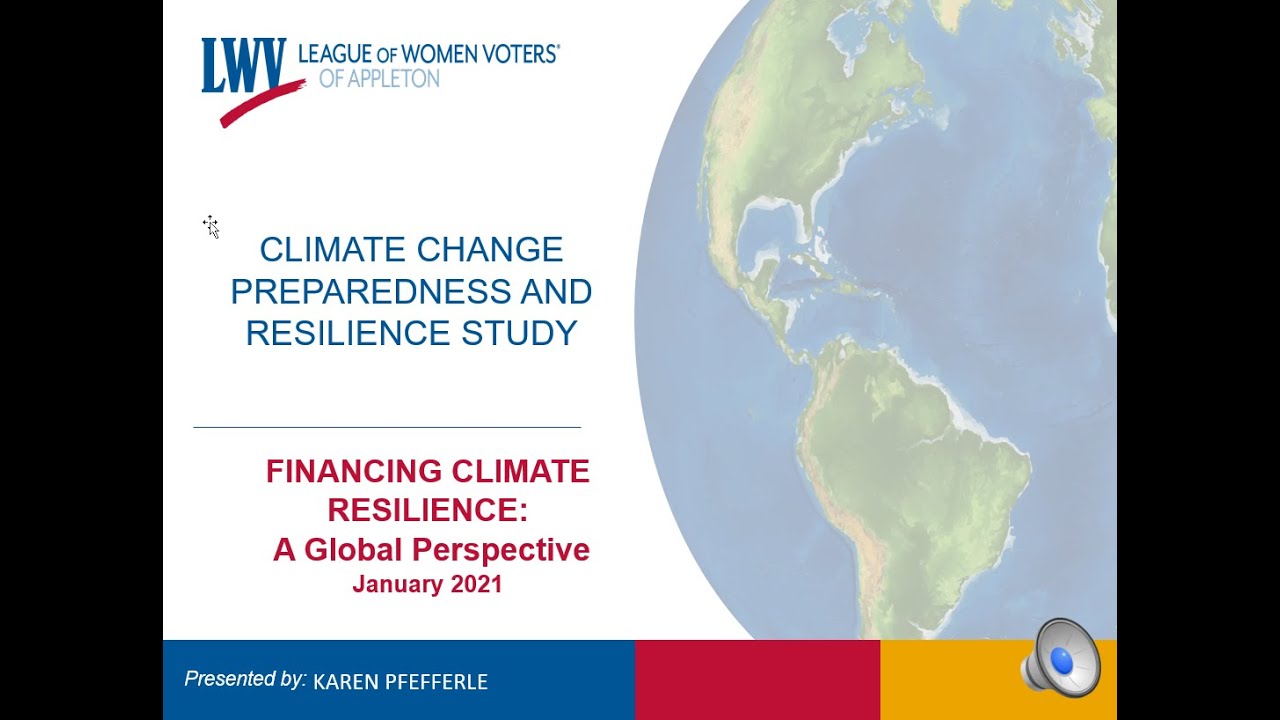 Financing Climate Resilience A Global Perspective Youtube