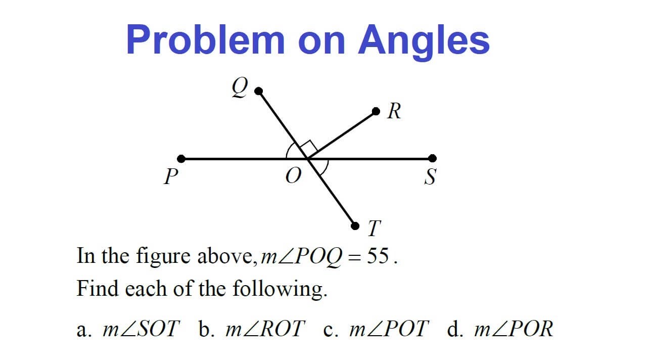 Solving Problem On Angles Youtube