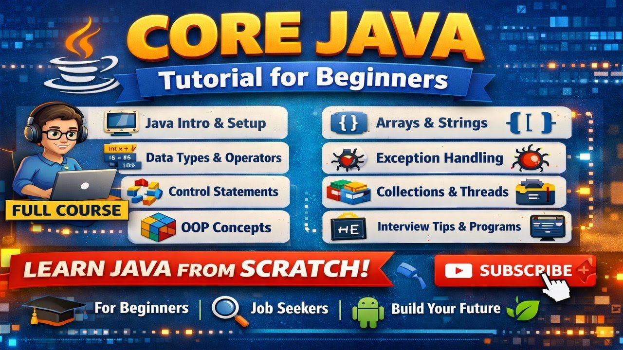 Introduction To Java Java Installation Core Java Tutorial For