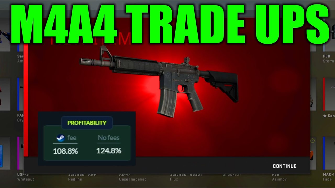 Trading Up To The Best M4a4s Youtube