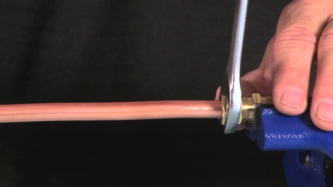 Copper Water Line Compression Fittings