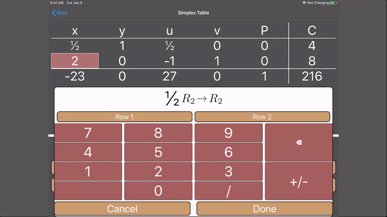 Using Simplex Method App Standard Maximization Free Simplex App In