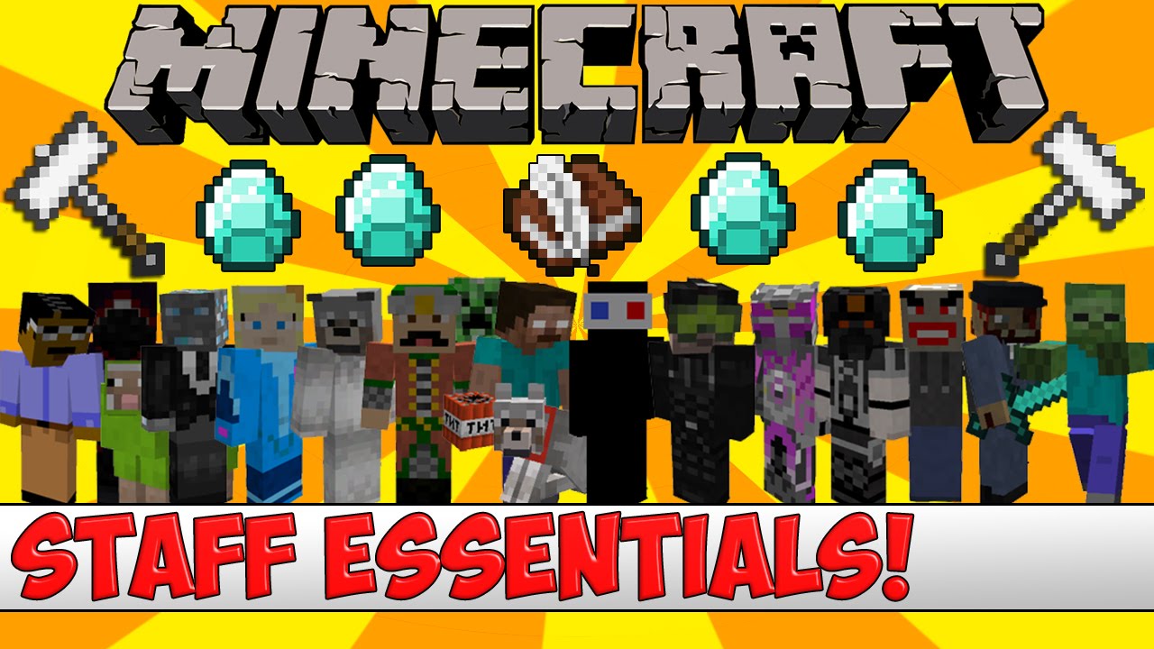 Minecraft Plugin Tutorial Staff Essentials Youtube