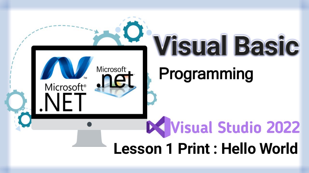 Create Vb Net Project Using Microsoft Visual Studio 2022 Visual Basic