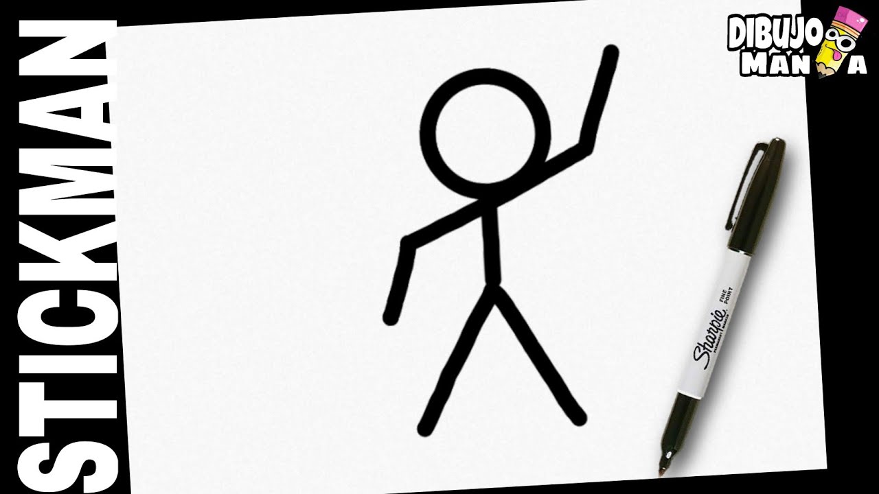 Como Dibujar A Stickman Fácil Paso A Paso How To Draw Stickman