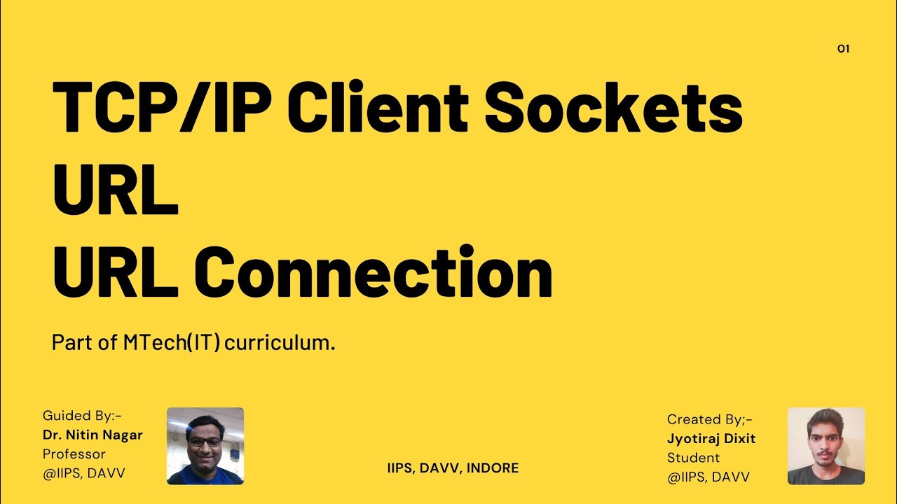 Tcp Ip Client Sockets Url Urlconnection Class In Java Youtube