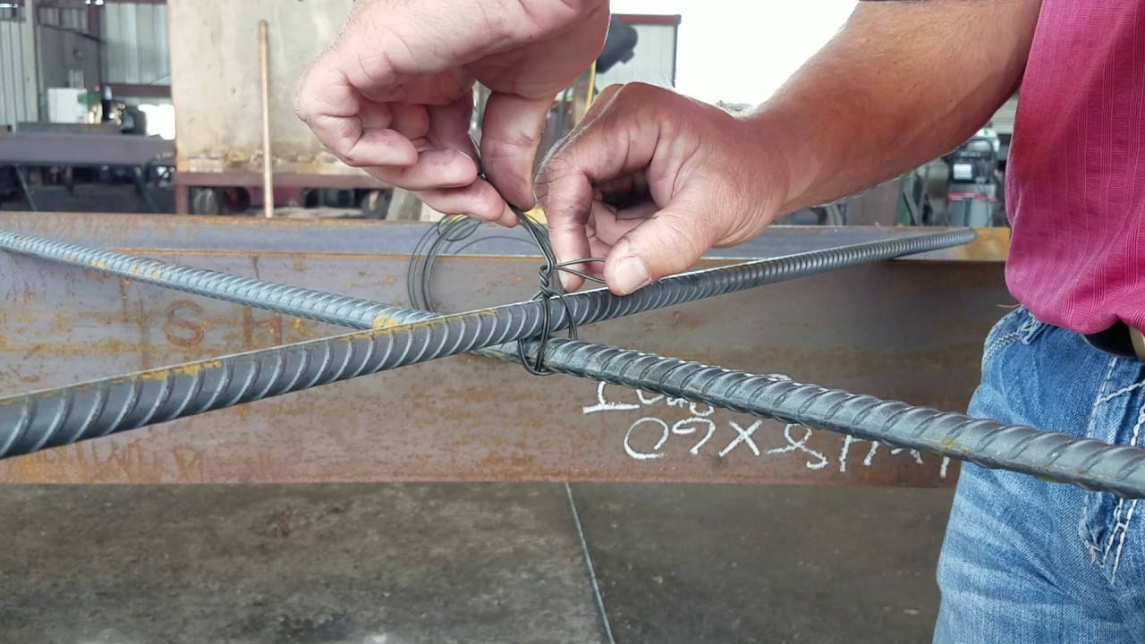 How To Wire Tie Rebar Skyline Steel Youtube