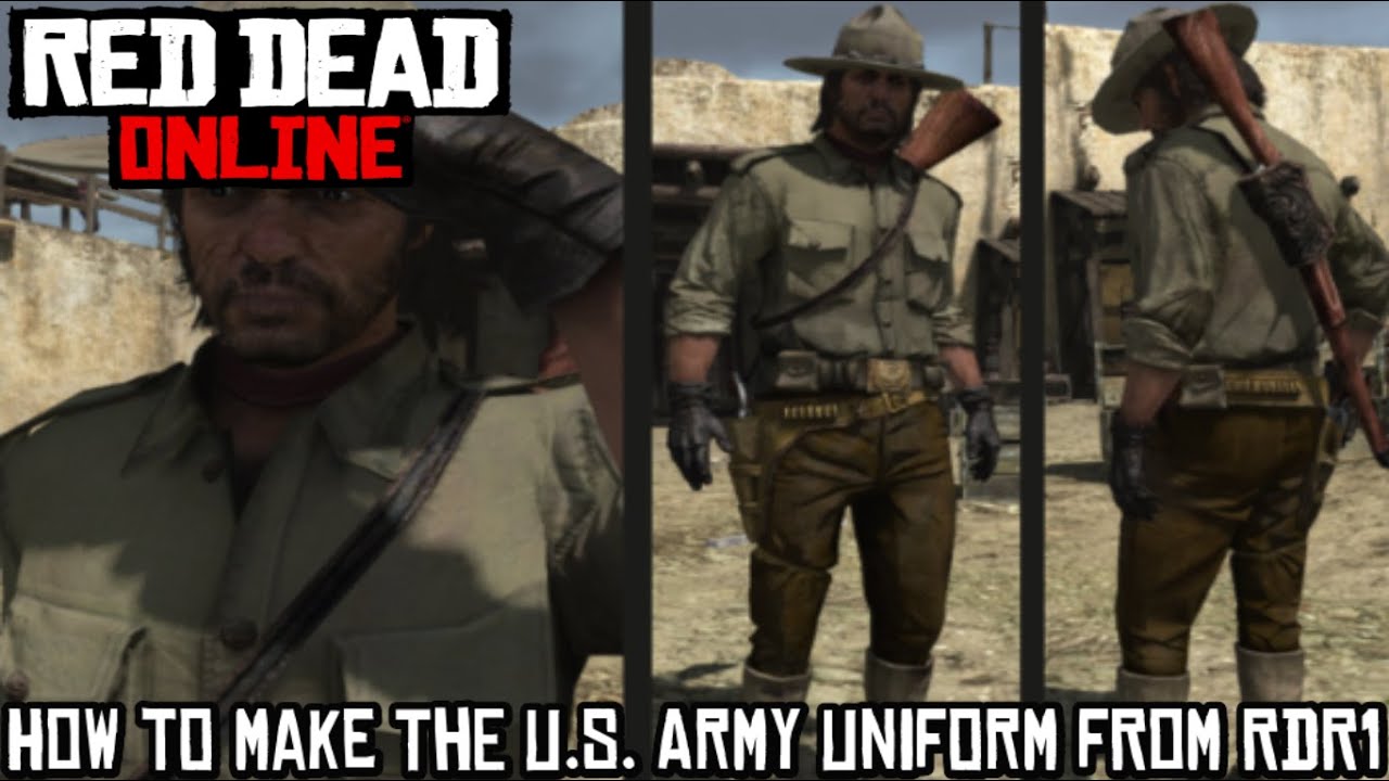 Rdo How To Make The U S Army Uniform From Rdr1 Youtube