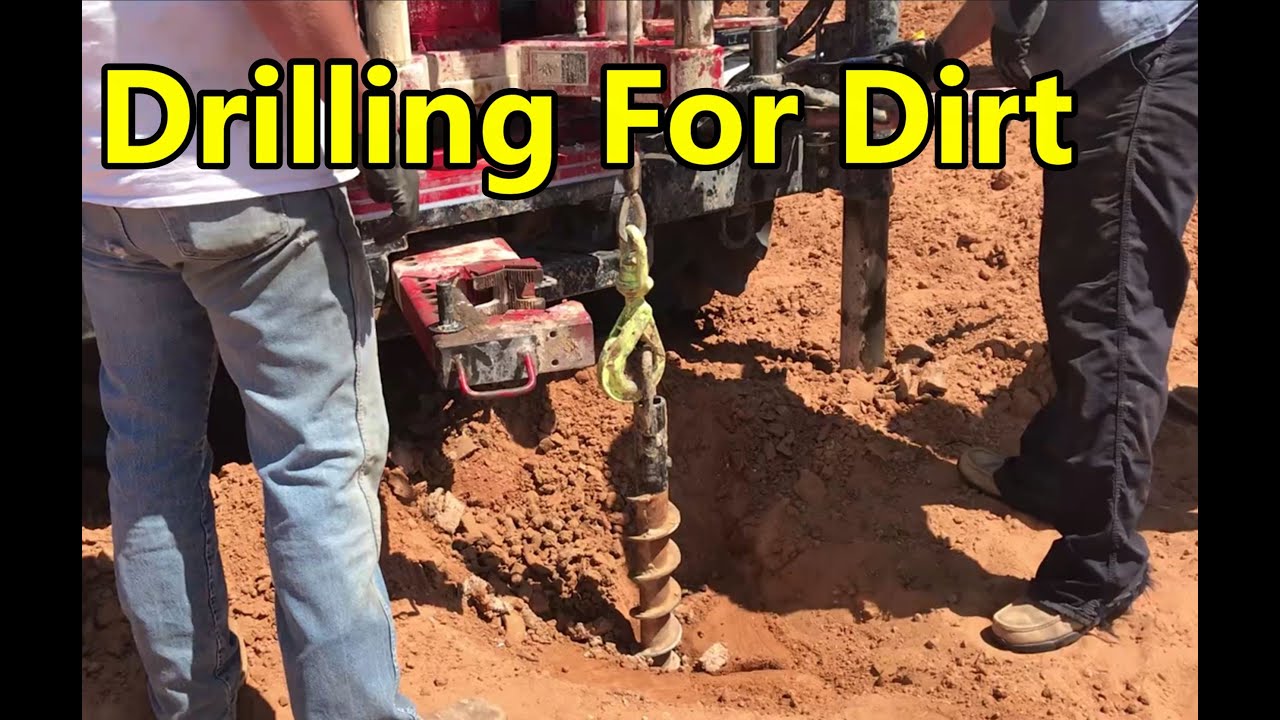 Drilling Core Samples For Foundation Youtube