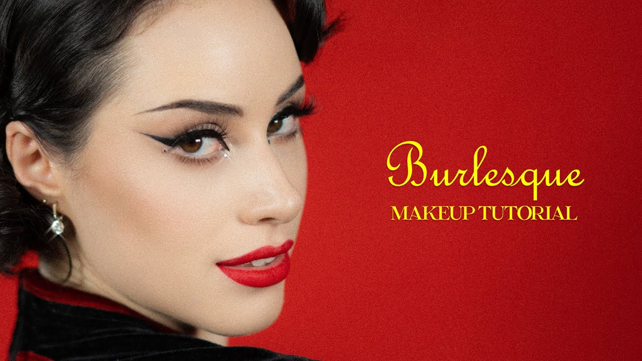 Burlesque Showgirl Makeup Tutorial Youtube